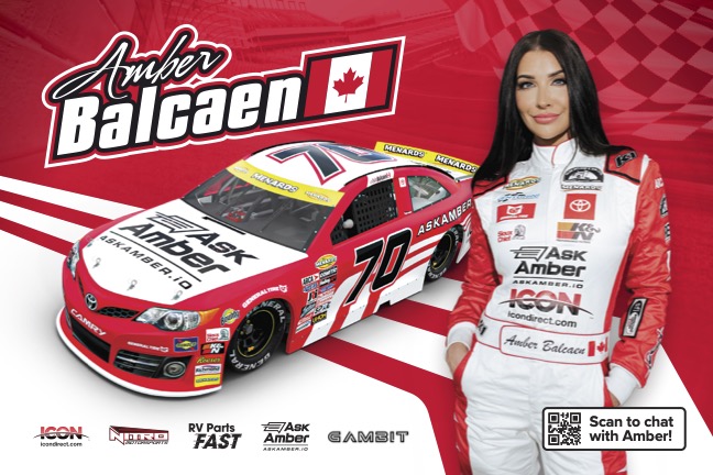 2025 DAYTONA HERO CARDS - Amber Balcaen Racing